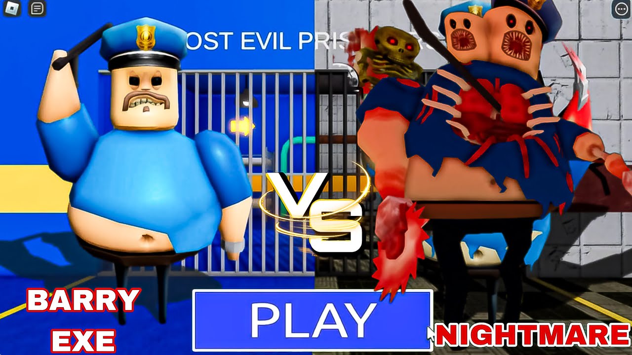 BARRY NIGHTMARE PRISON RUN! (Scary Obby) ROBLOX FULL GAME #roblox #obby ...