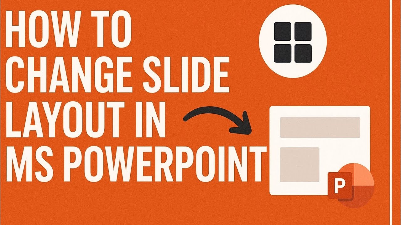 How to Change Slide Layout in MS PowerPoint - YouTube