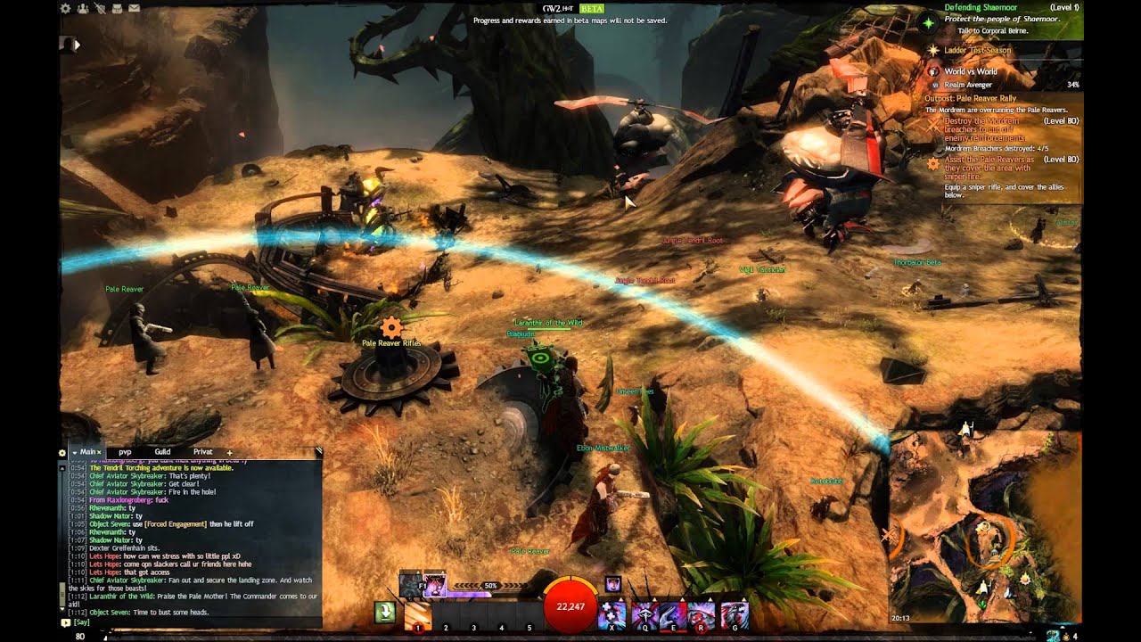 Guild Wars 2 - HoT Beta - Sniper rifle - YouTube