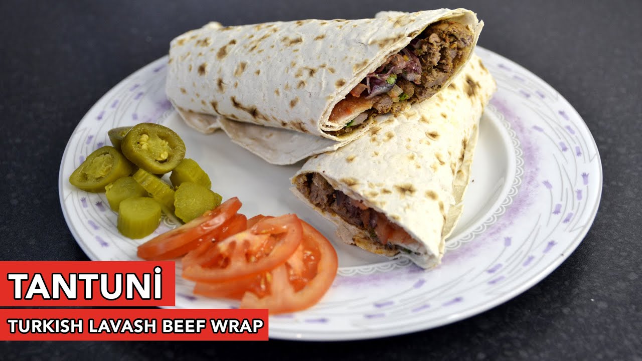 ️‍🔥 TANTUNİ - TURKISH LAVASH BEEF WRAP 💯 EVDE PRATİK TANTUNİ TARİFİ 🌯 ...