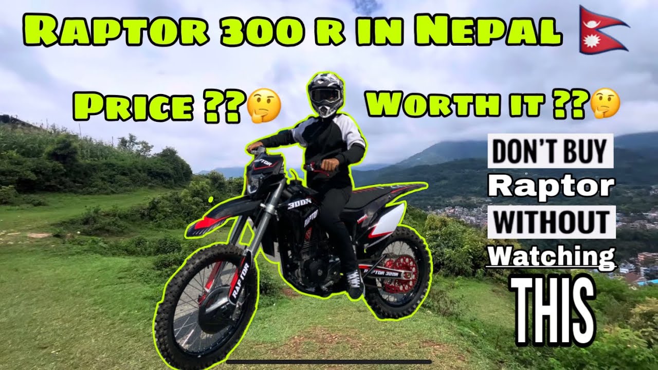 RAPTOR 300r REVIEW🔥|IS THIS DIRT BIKE IS WORTH IT ??🤔 |WHATS THE PRICE ...