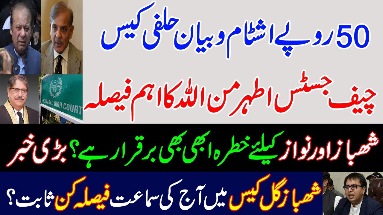 CJ IHC issued reserved verdict on rs 50 stamp paper and affidavit ...