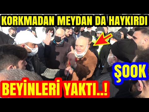 AKP'Lİ VATANDAŞLARI REZİL ETTİ. MEYDANI SALLAYAN SÖZLER . OKUMA GİT ÇALIŞ
