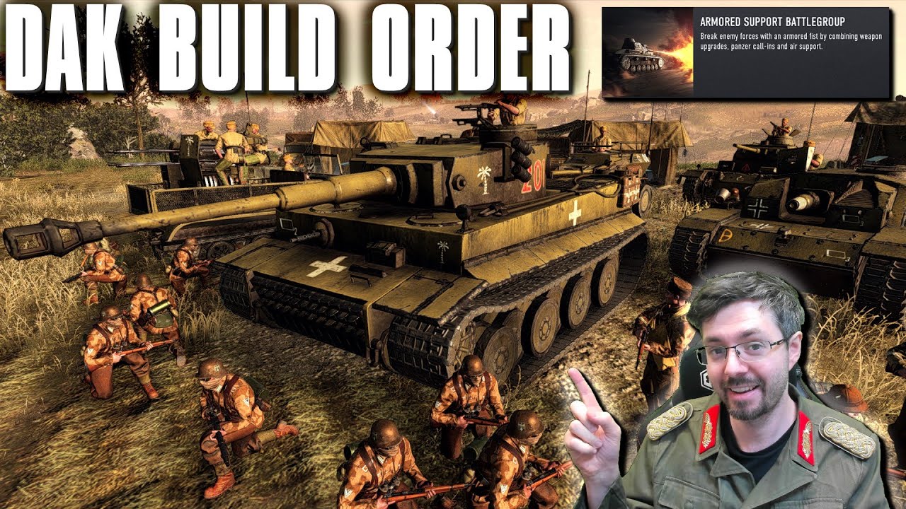 DAK Build Order for Armoured Support Battlegroup! - Company of Heroes 3 ...