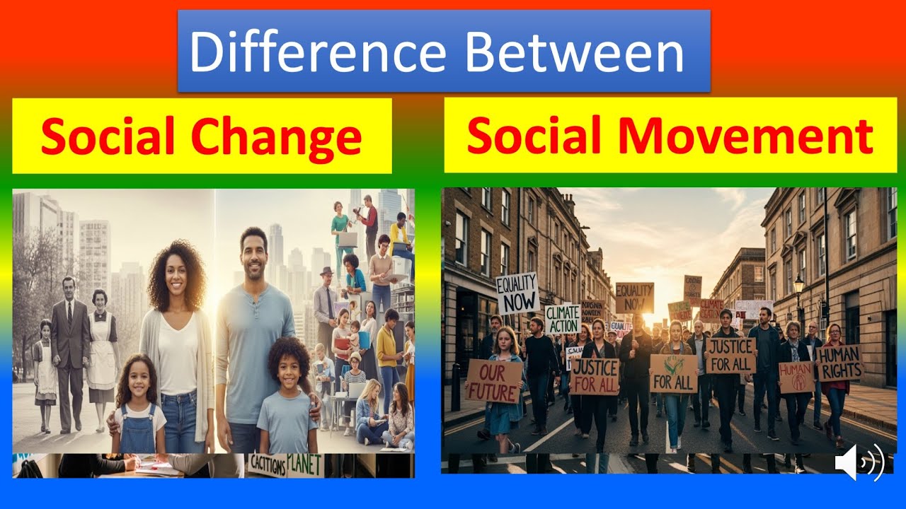 Differences Between Social Change and Social Movement - YouTube