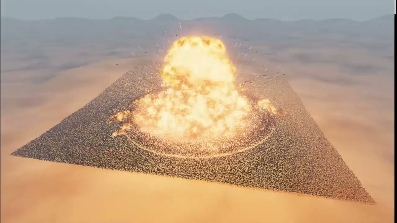 NUKE vs 1 MILLION Roman Soldiers! Close UP! UEBS 2 - YouTube
