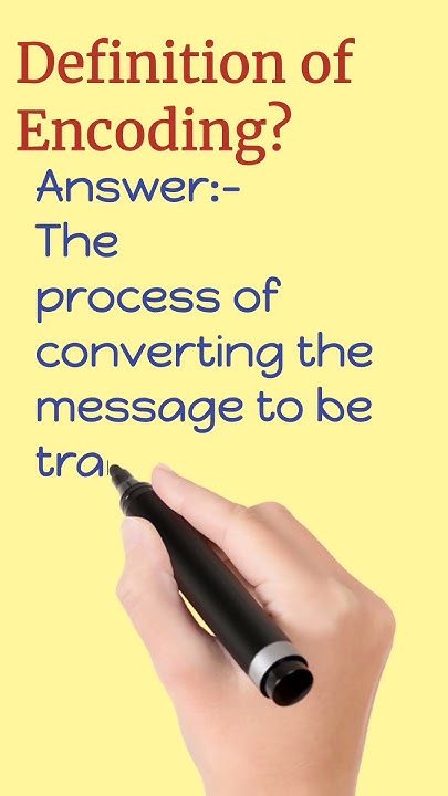 Define Encoding?/#shorts/#definition - YouTube