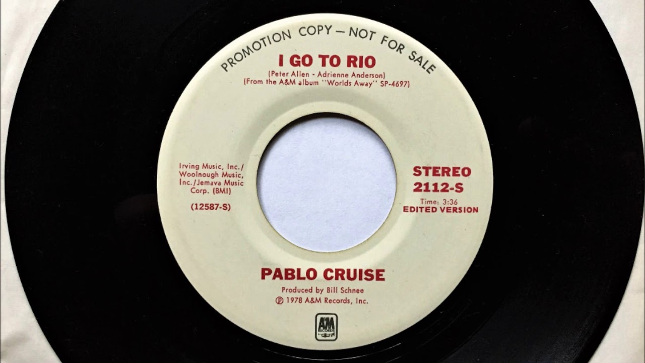 I Go To Rio , Pablo Cruise , 1979 - YouTube