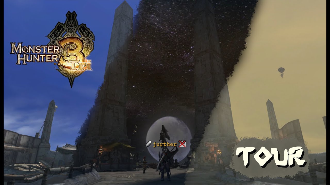 Loc Lac City Tour! | Night, Day and Sandstorm | Monster Hunter Tri ...