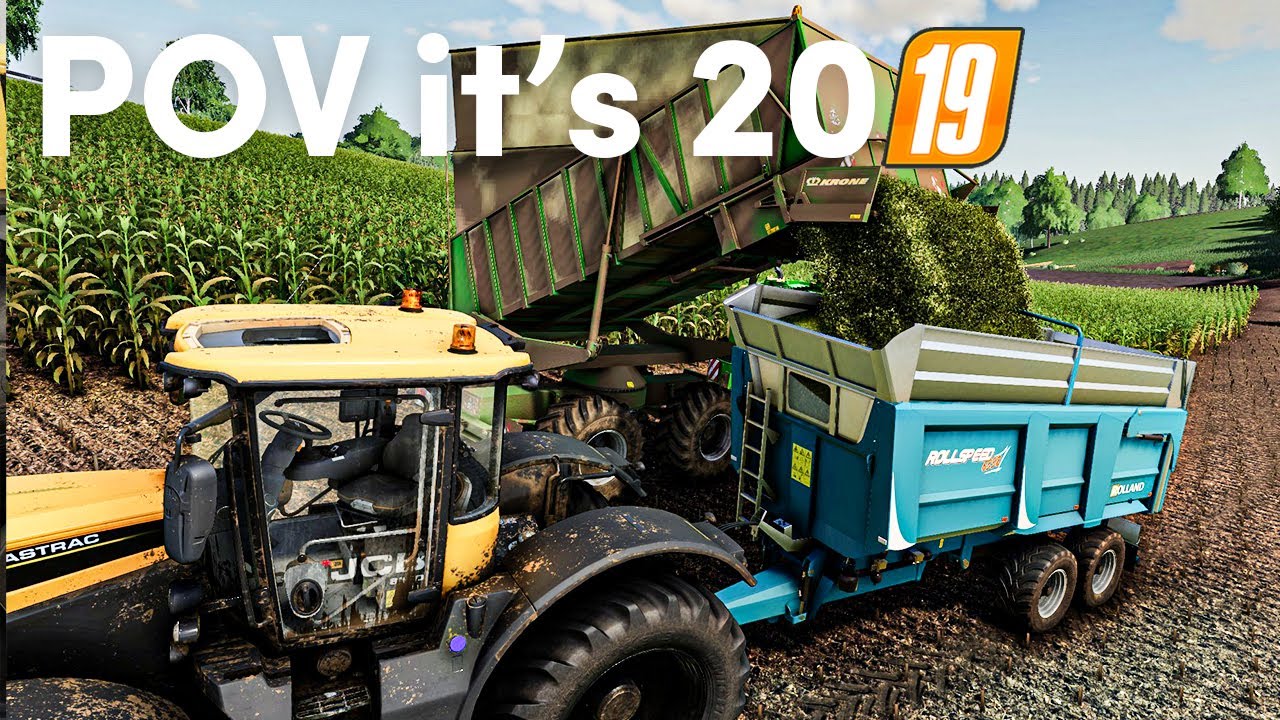 POV IT'S 2019 and you play Farming Simulator 19 with AWESOME SHADER MOD ...