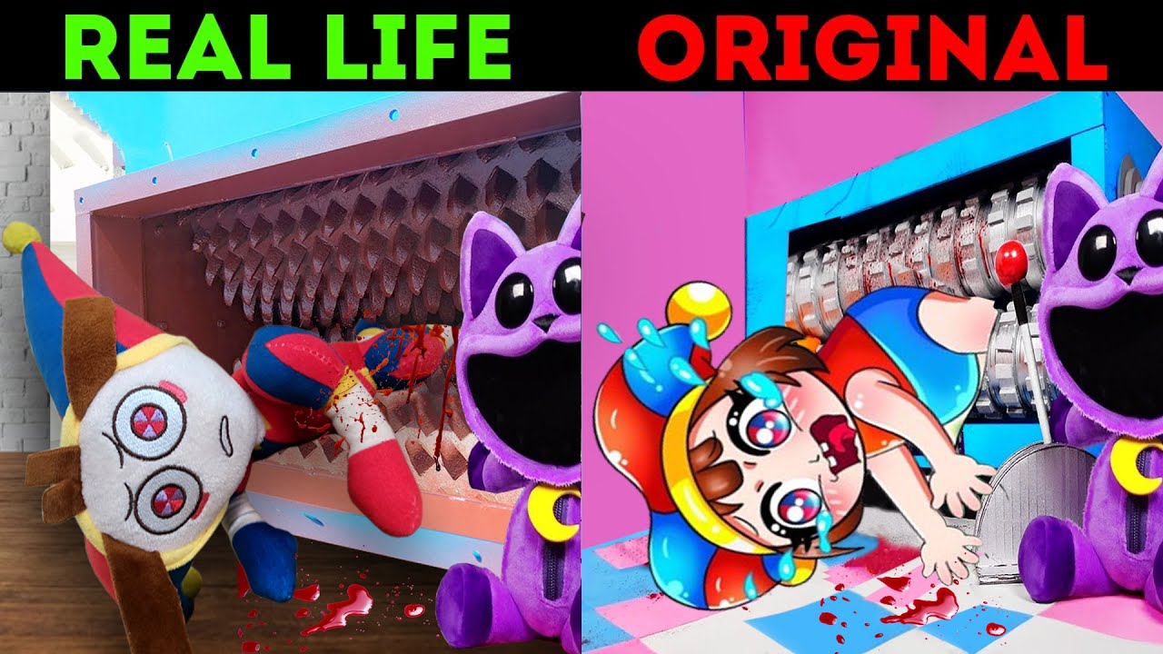 The Best TikTok of Pomni | REAL LIFE vs ORIGINAL | The Amazing Digital ...