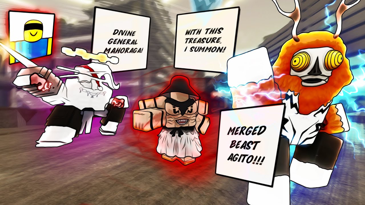SUKUNA UNLEASHED! Merged Beast AGITO & Divine General MAHORAGA Team Up ...