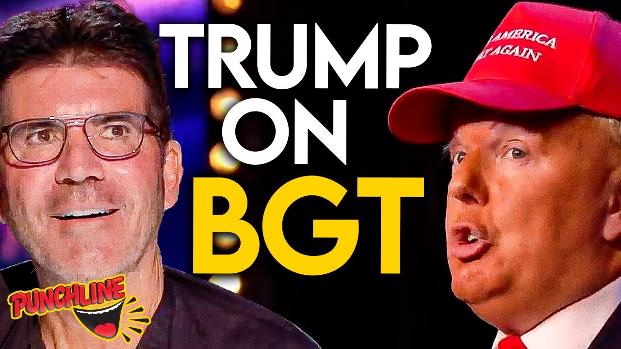 Donald Trump On BGT! Simon Cowell Cant Believe It! - YouTube