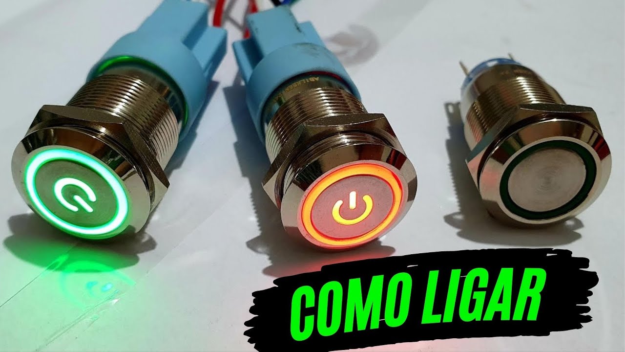 💡como Ligar Botão Liga Desliga Inox Tic Tac De Inox Com Led Assista Ate O Fim E Aprenda Youtube