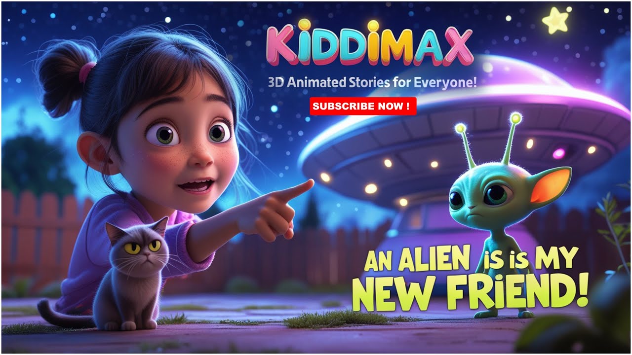 Alien is my new friend I AI-Powered 3D Animation I A Magical Story I ...
