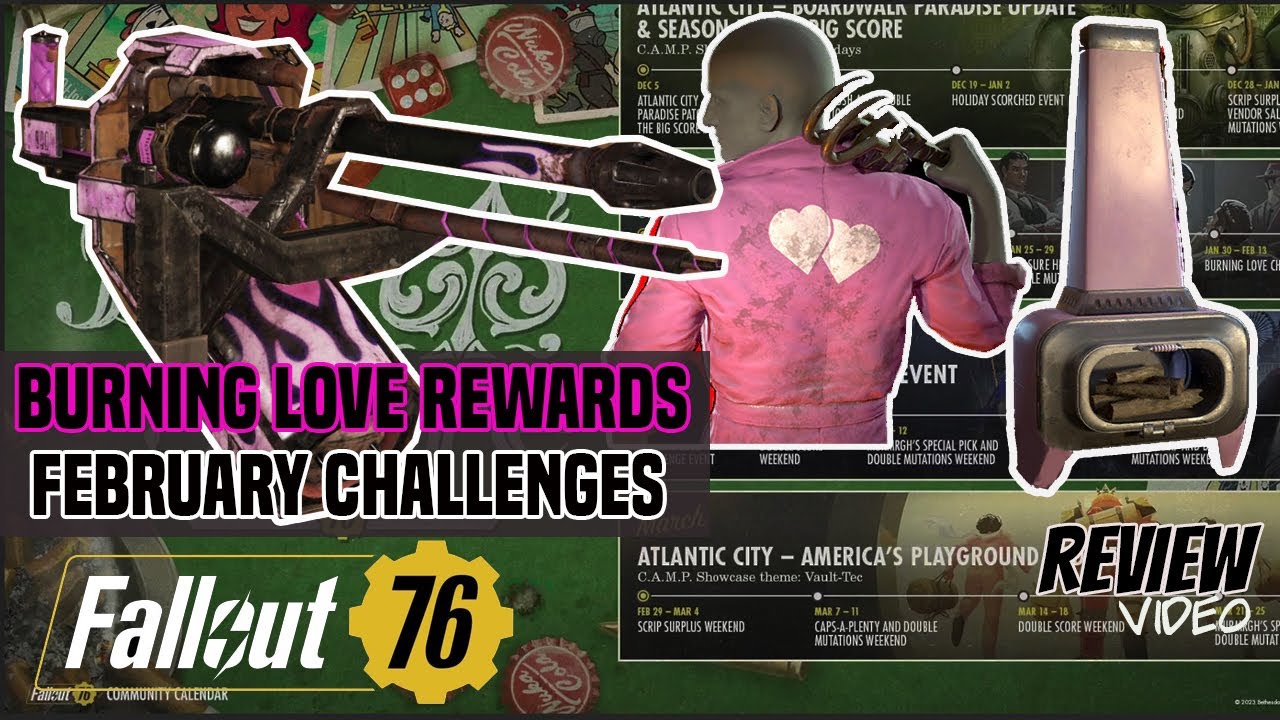Fallout 76 - News and Events Review for February 2024 - Burning Love ♥ ...