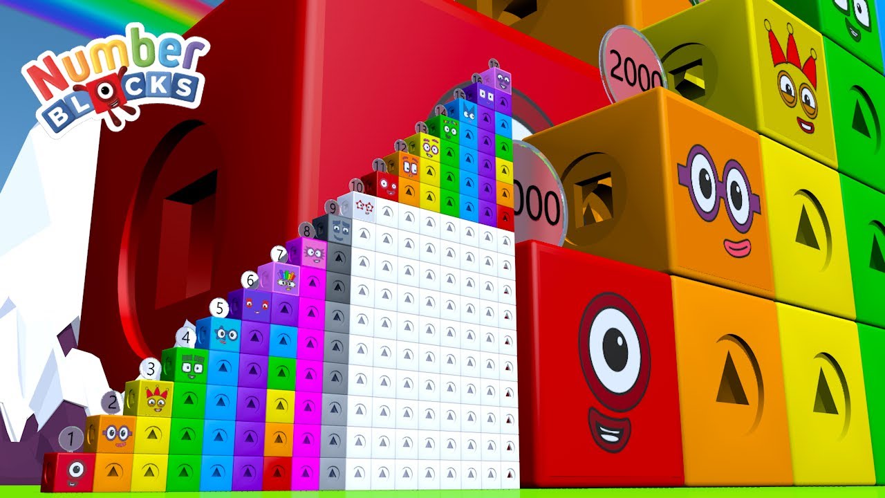 Numberblocks Step Squad 17 vs 17,000 vs 17,000,000 BIGGEST Song - Learn ...