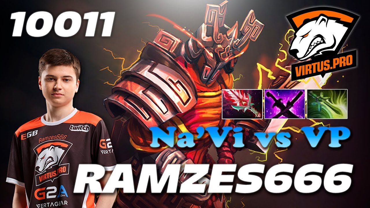 RAMZES 10K Sven - VP vs Na'Vi - Dota 2 Patch 7.07 - YouTube
