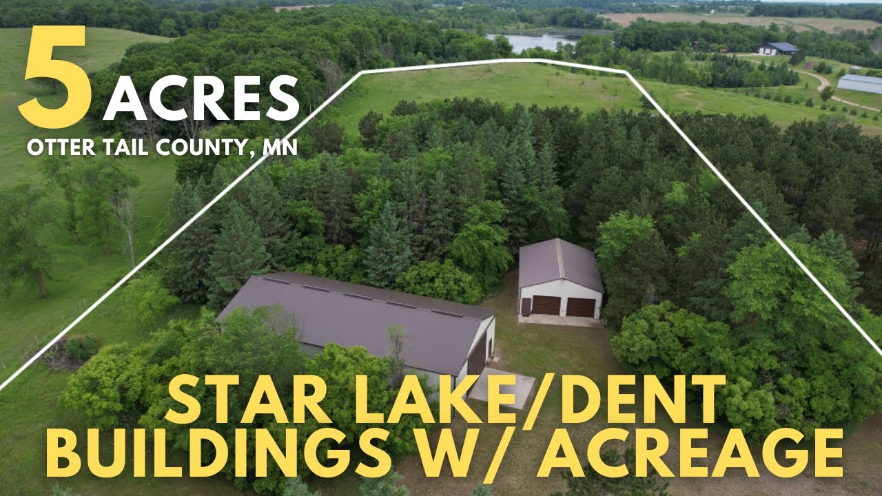 2 Ready To Go Buildings w/ 5 ac Near Star Lake Boat Access | Dent MN ...