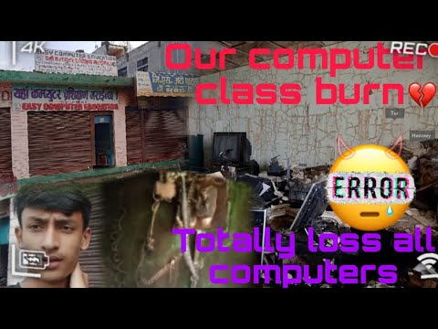 Our computer class burn at the time of night|| #longviralvideo #subscribe #computerclasses - YouTube