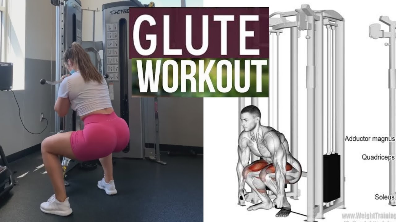 10 MIN Glute Workout - Medium Intensity | 1-Minute Workout - YouTube