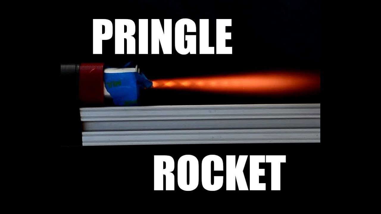 Pringles Powered Rocket Motor - YouTube