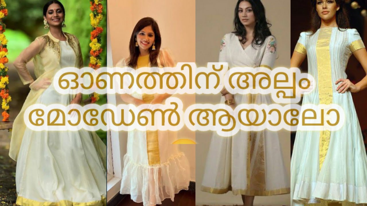 Onam special dress designs 2022/ #onakkodi # onakkodi with westerntouch ...