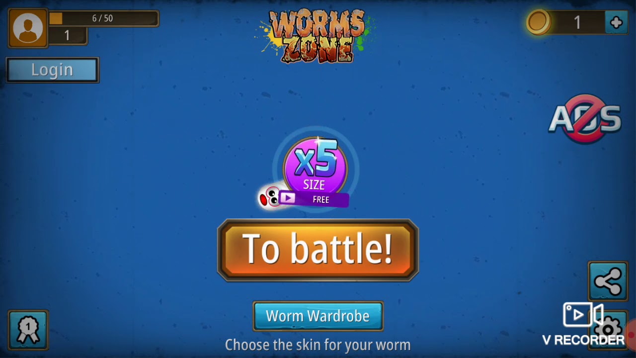 Playing worm zone part 1 - YouTube