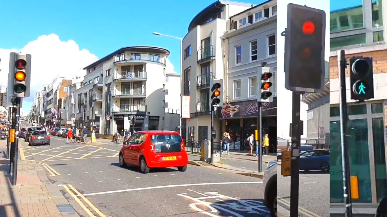 Mellor Traffic Lights on West Street, Brighton - YouTube