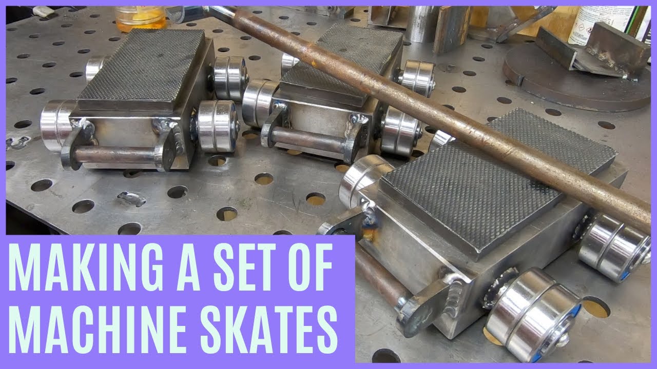 Making a set of machinery skates - Part 2/2 - YouTube