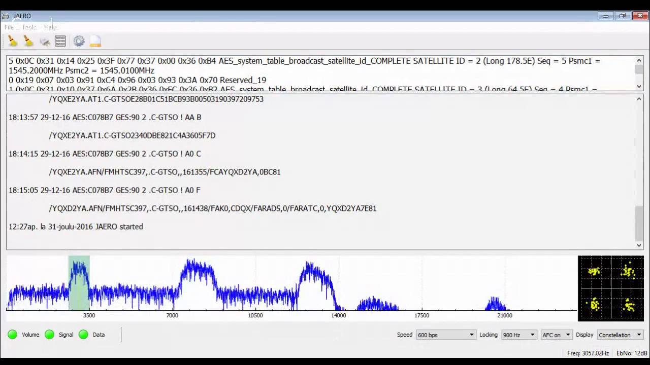 Aero Sat Acars with scanner audio - YouTube