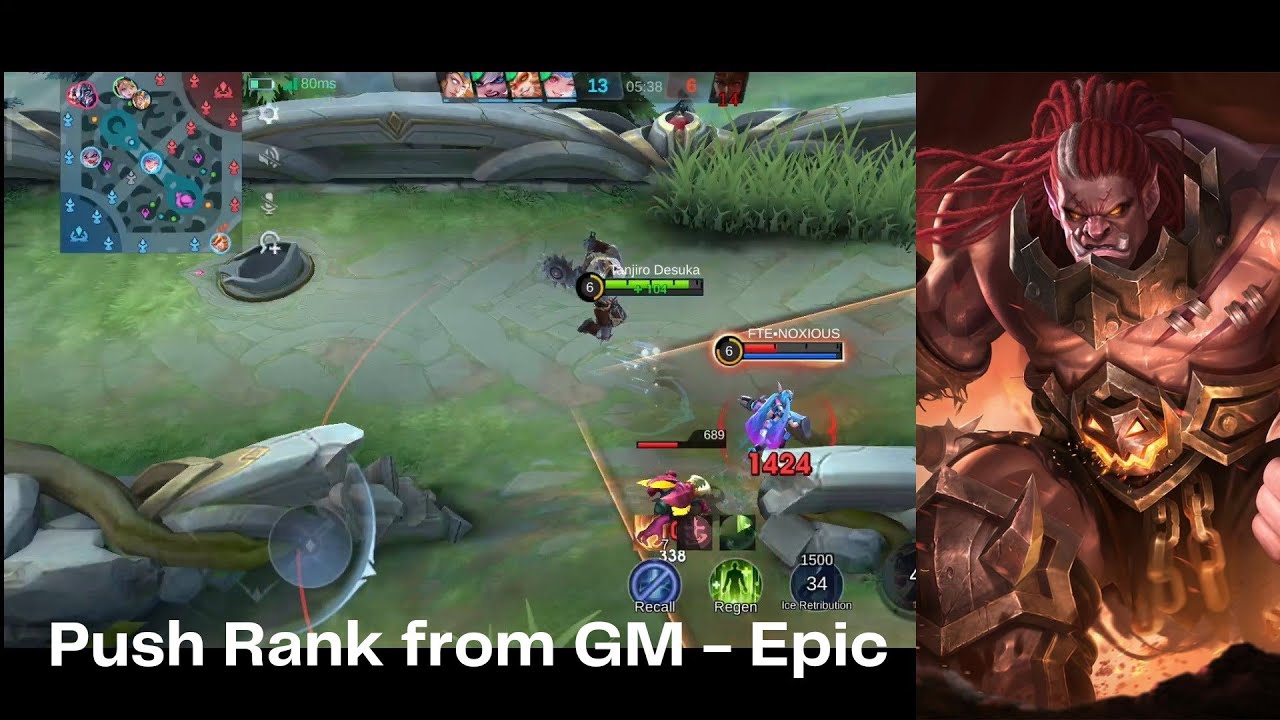 I've pushed rank from GM to Epic using Balmond in Mobile Legend ranked ...