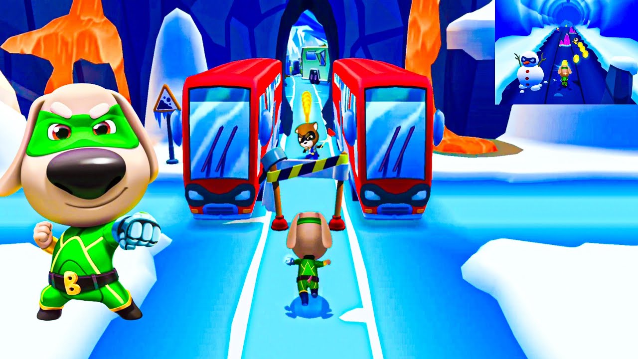 Talking Tom Hero Dash - Talking Ben - Full screen - Walkthrough BOSS ...