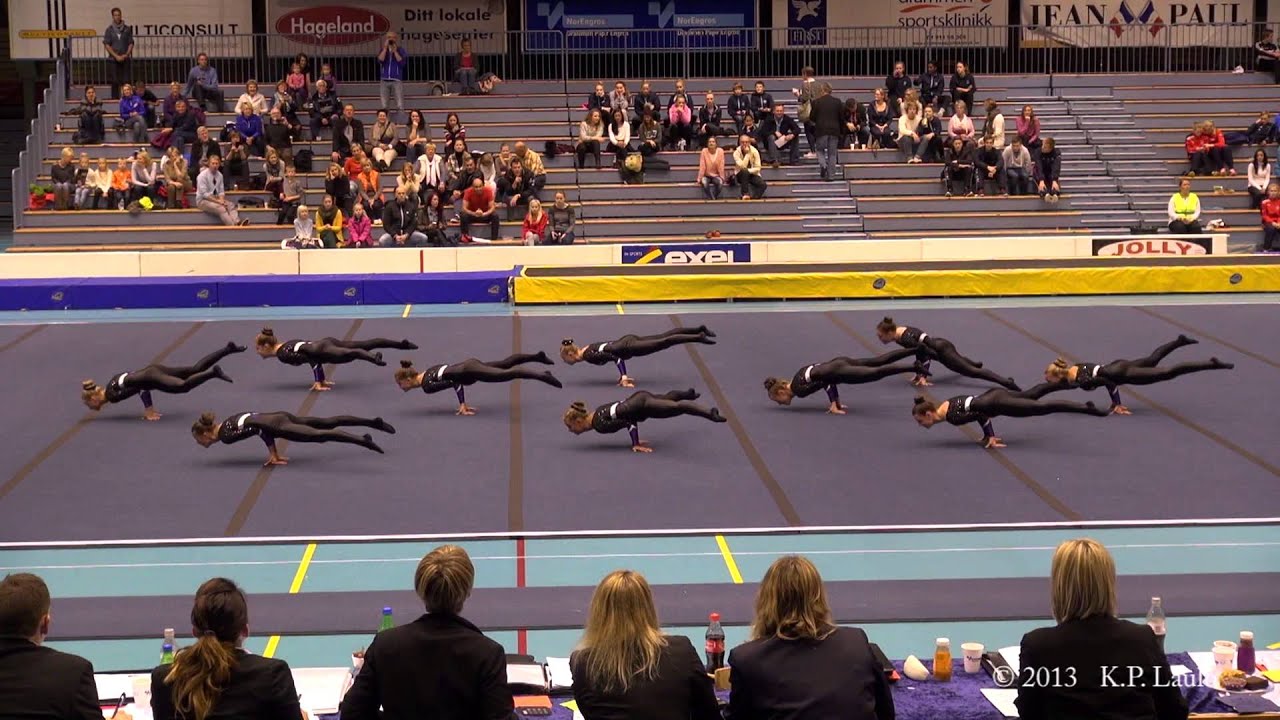 NM 2013 TeamGym Junior, Arendal - Frittstående - YouTube