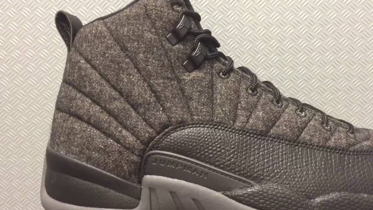 Air Jordan 12 XII Retro Wool Quick look - YouTube