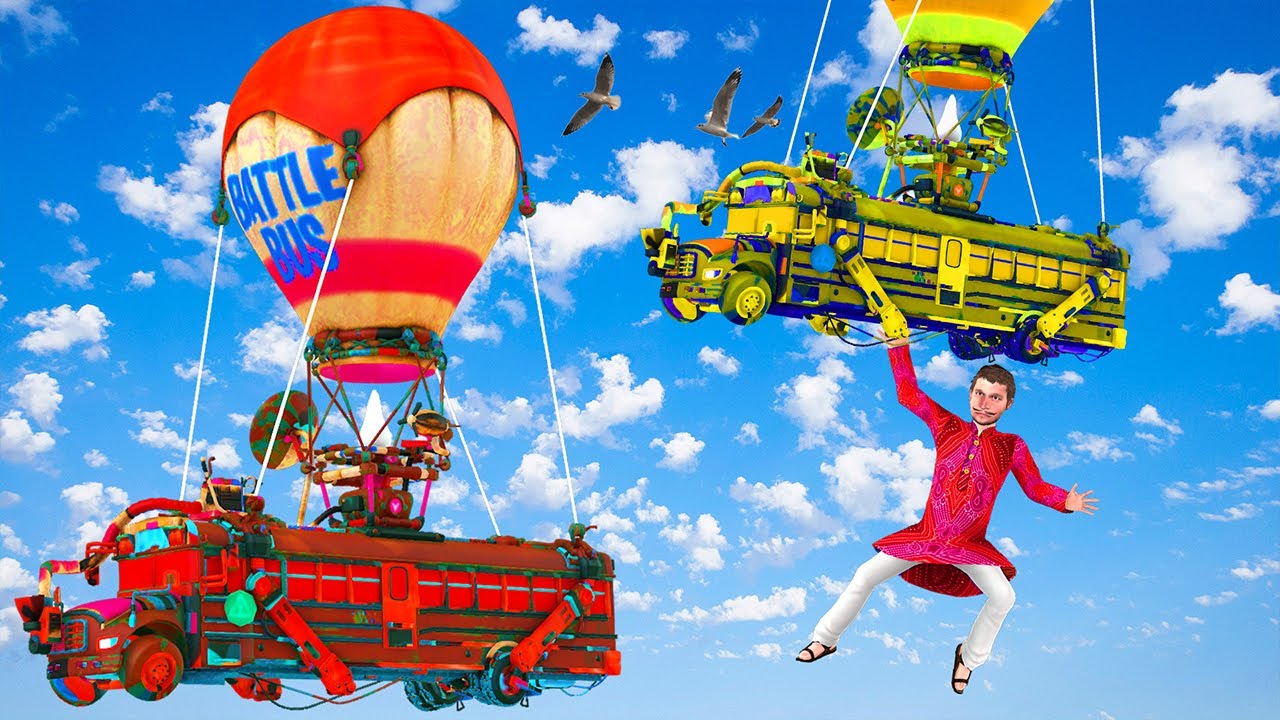 डबल डेकर बस ड्राइवर Flying Double Decker Bus Driver Comedy Video Hindi ...