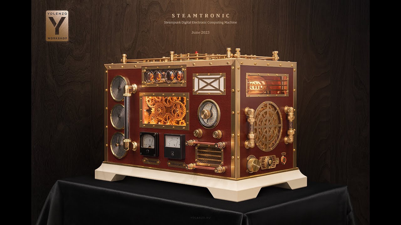 Steamtronic custom VIP gaming home computer i5-10600 + RTX 4090 - YouTube