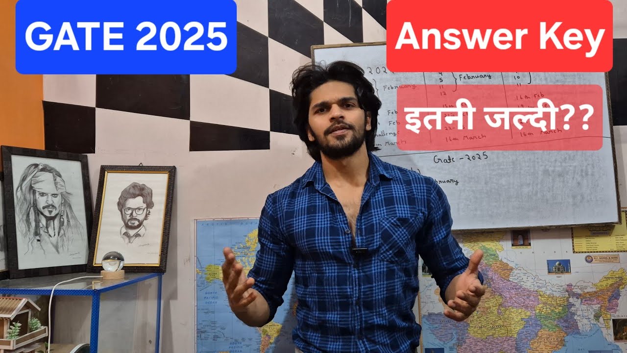 GATE 2025 || Response Sheet || OfficialAnswer Key || Result Expected ...