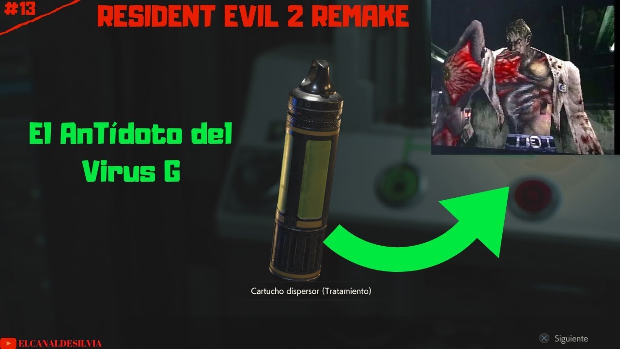 eL aNTídoTo del viRus G☢ | RESIDENT EVIL 2 ReMake EspaÑol | CLAIRE ...