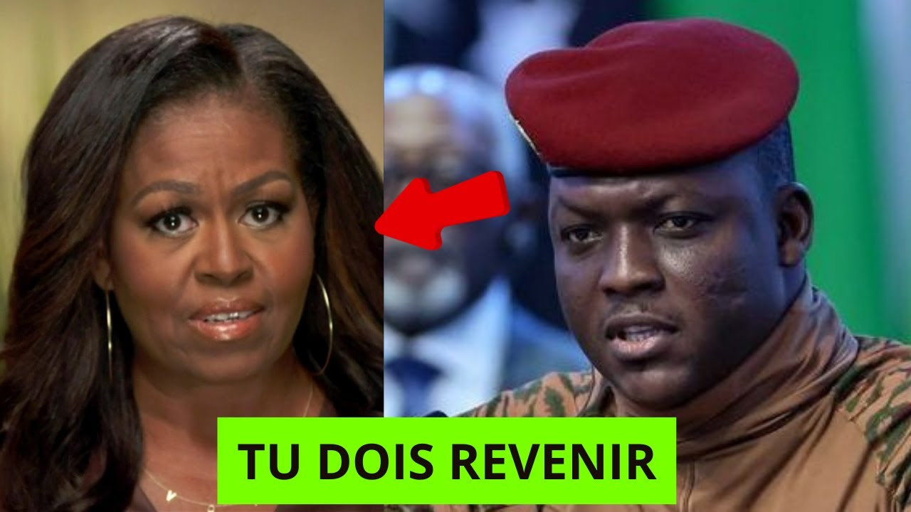 MICHELLE OBAMA sous le CHOC en lisant la lettre de Ibrahim TRAORE - YouTube