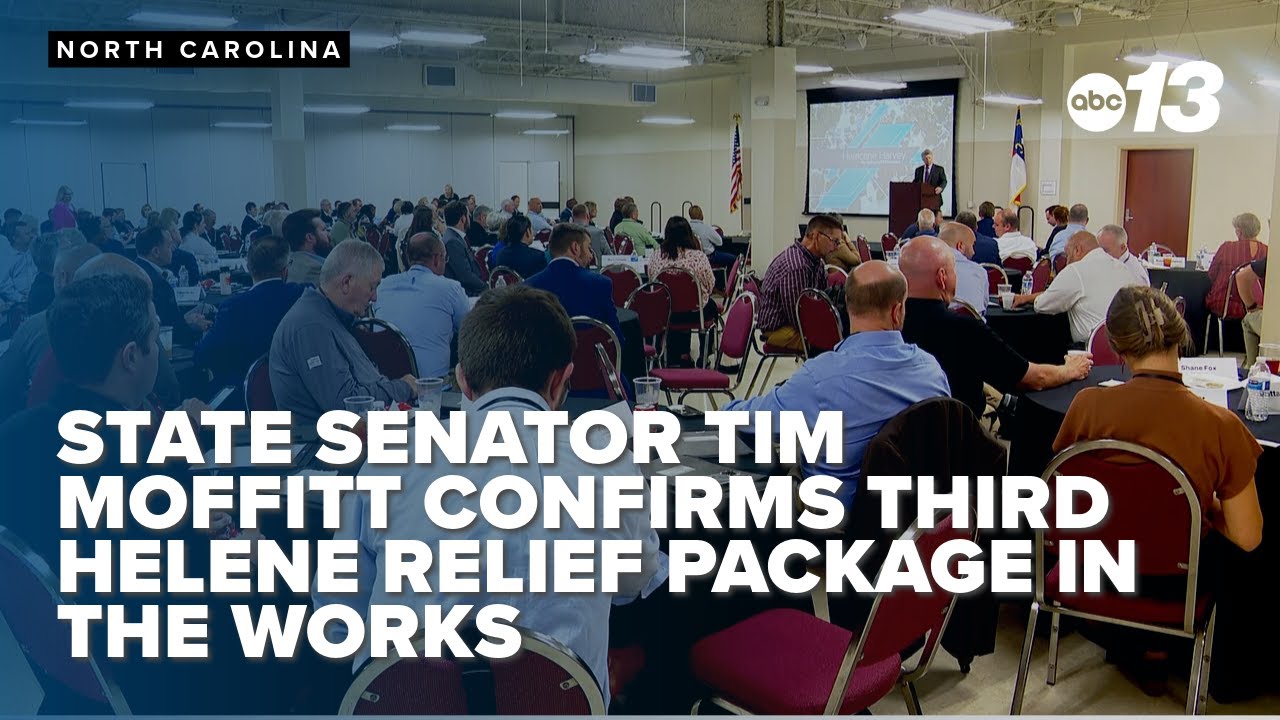 State Senator Tim Moffitt confirms third Helene relief package in the ...