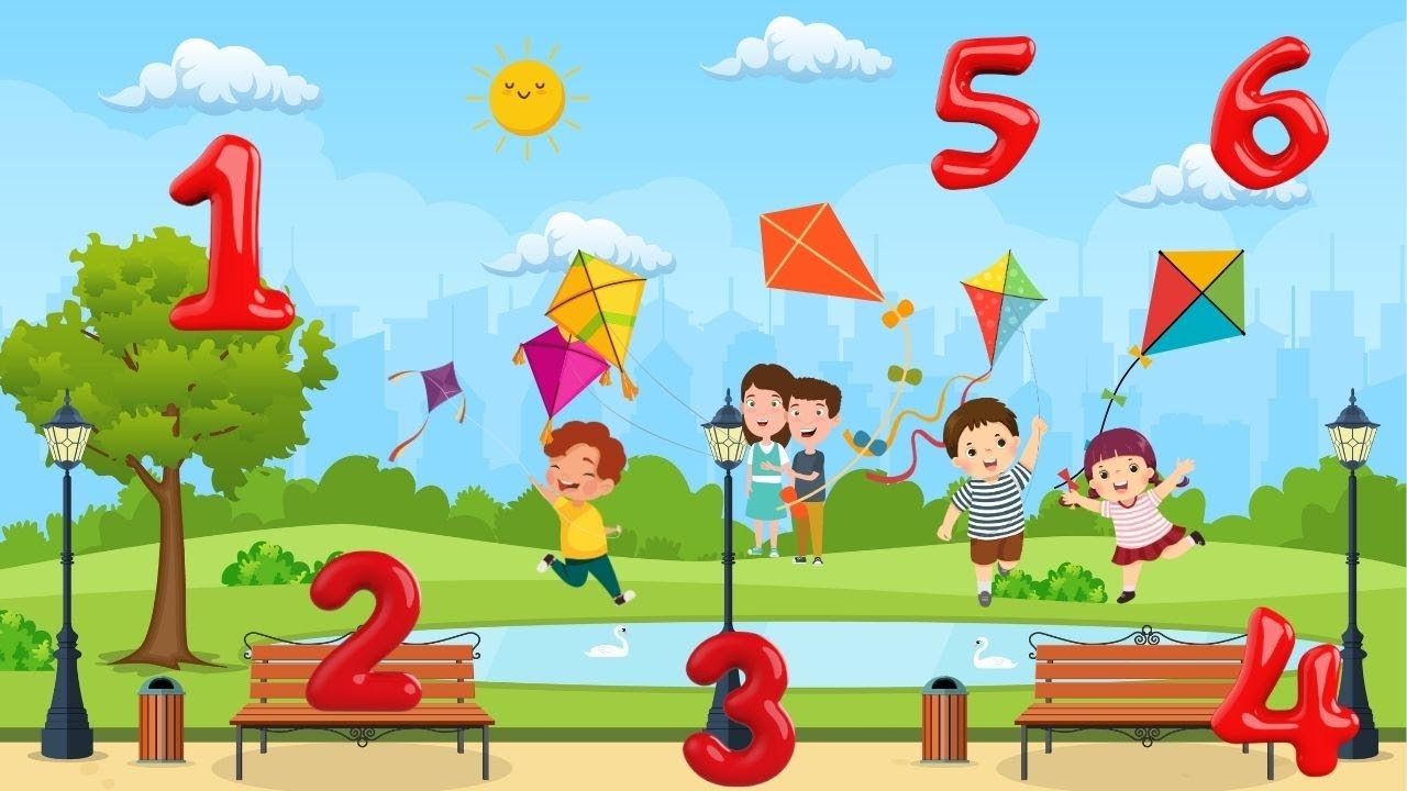 Numbers in the Park - Brojimo od 1 do 10 na engleskom, pjesme za djecu ...