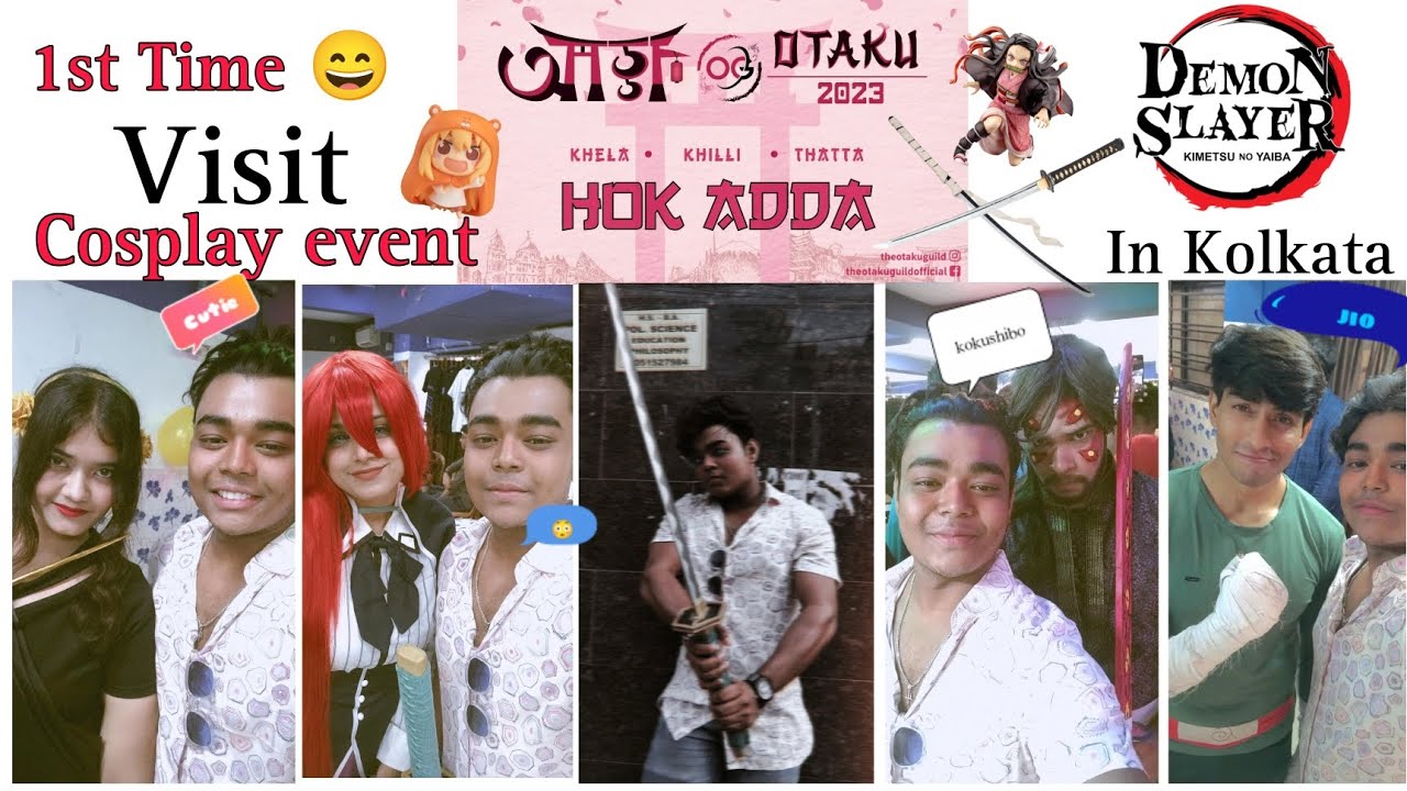 First Time Attend the Adda-O- Otaku 2023 Bong Cosplay 😄 🥰 Great ...