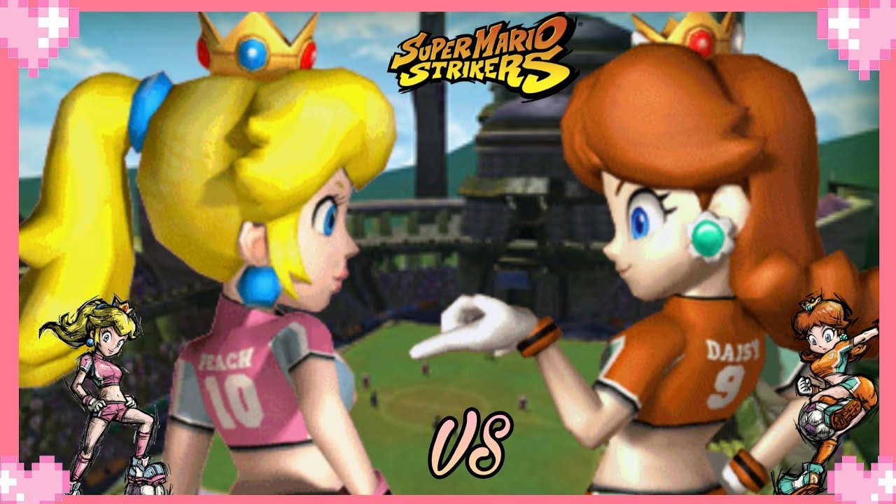 Super Mario Strikers (Peach VS Daisy) - Peach Gameplay - YouTube