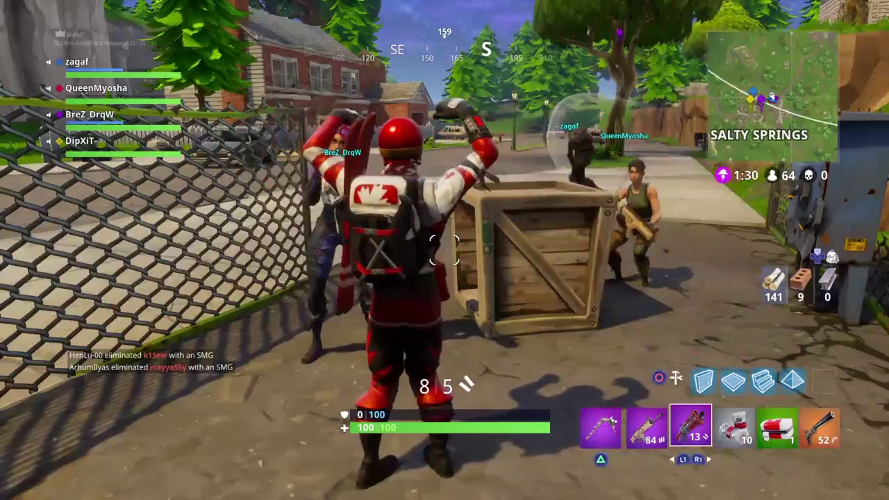 Fortnite Battle Royale [new minigun Patch 1.41] -Clutch Master- - YouTube