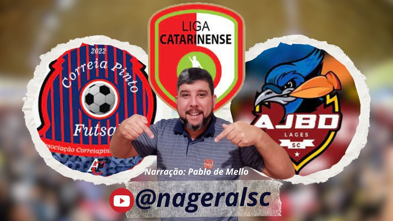 CORREIA PINTO X JÂNIO BARBOSA #aovivo #futsal - YouTube