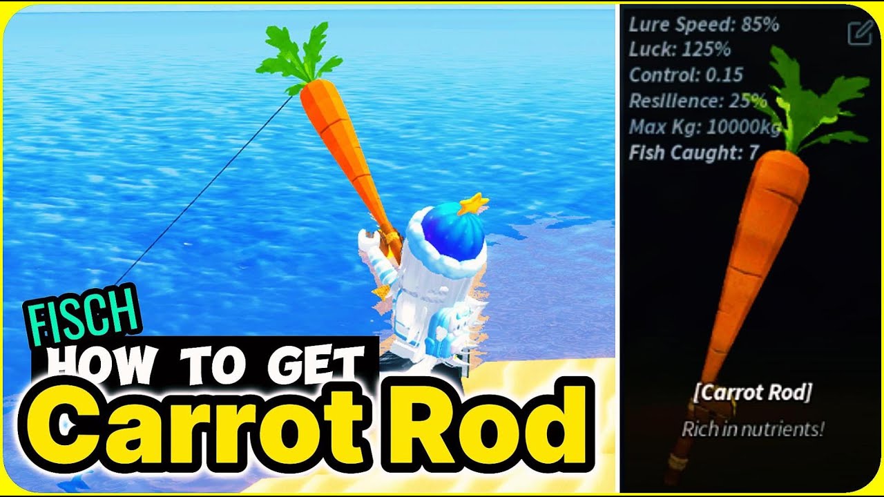 How to Get the CARROT ROD in Fisch! (Step-by-Step Guide + Rod Showcase ...