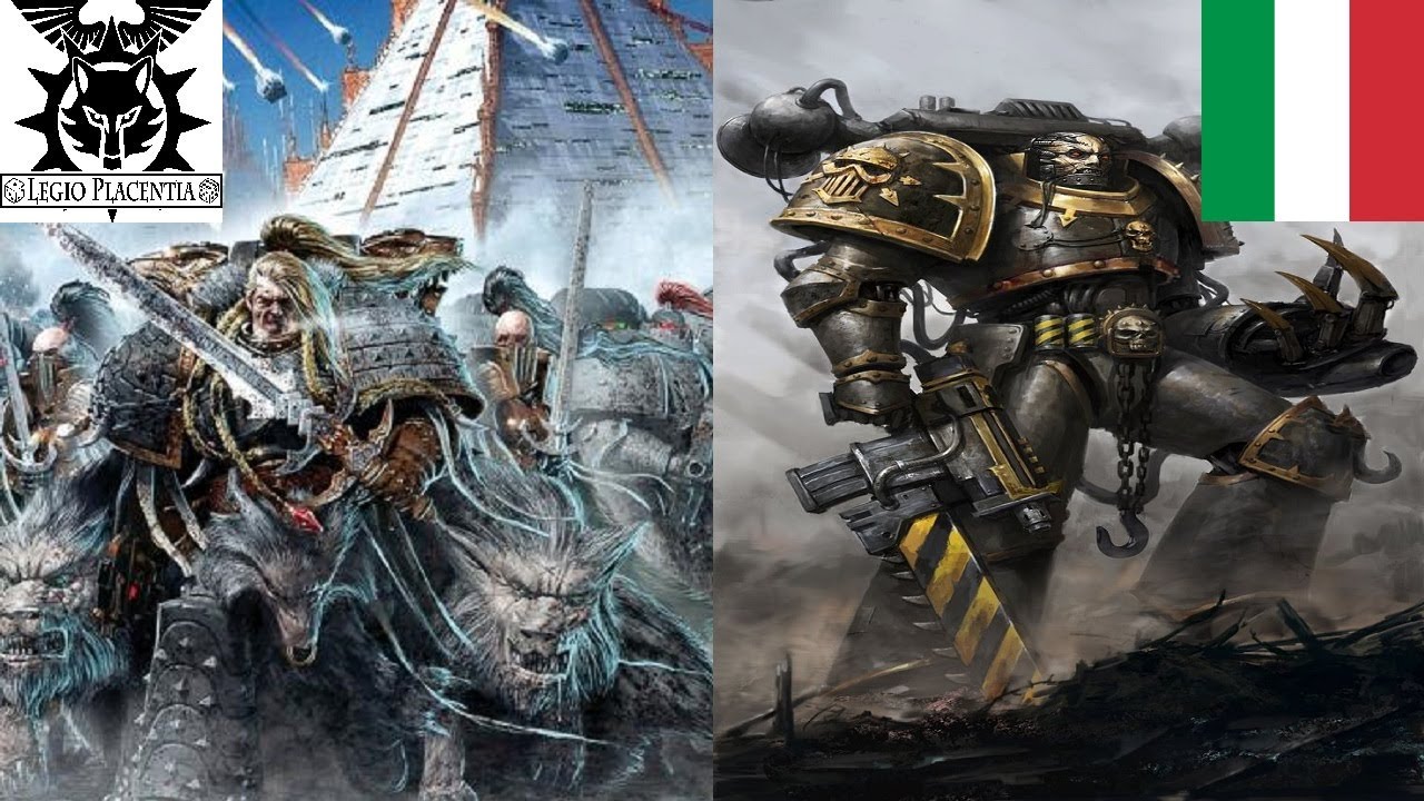Warhammer 40k Battle Report [ITA]: Space Wolves Vs Iron Warriors - YouTube