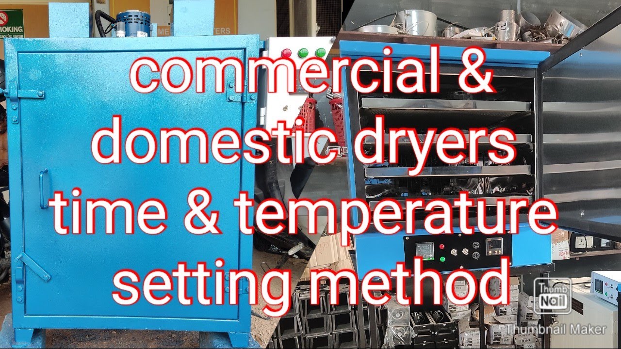 easily how to setting commercial and domestic dryers time and ...
