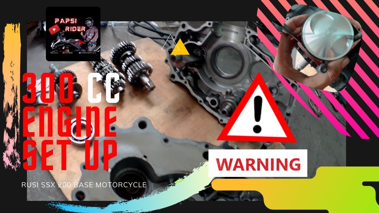 300cc RUSI SSX ENGINE SET UP!!!!!! RUSI LANG SAKALAM!!!!!!! - YouTube